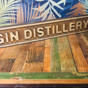 Gin Distillery Street Sign - Etsy
