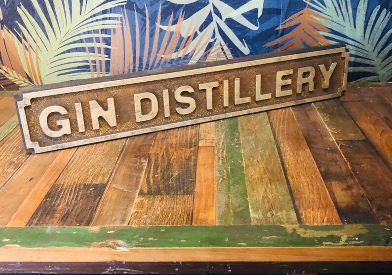 Gin Distillery Street Sign - Etsy
