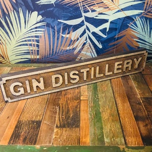 Gin Distillery Street Sign - Etsy
