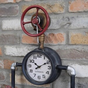 Huge Triple Pipe Clock - Etsy