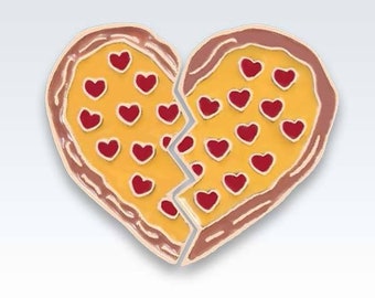 Broken Heart Pin | Etsy