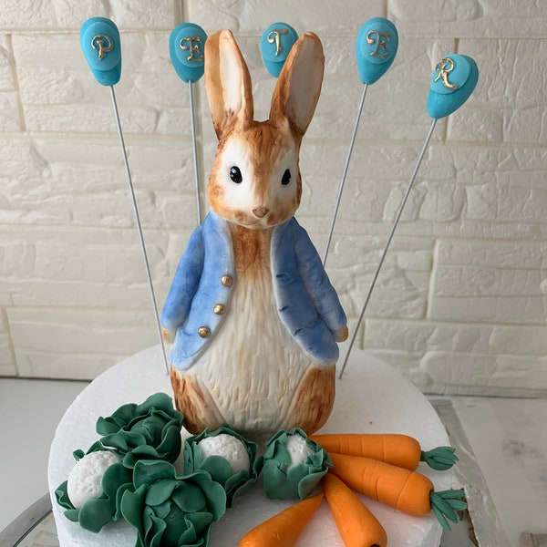Peter Rabbit Cake Topper - Etsy