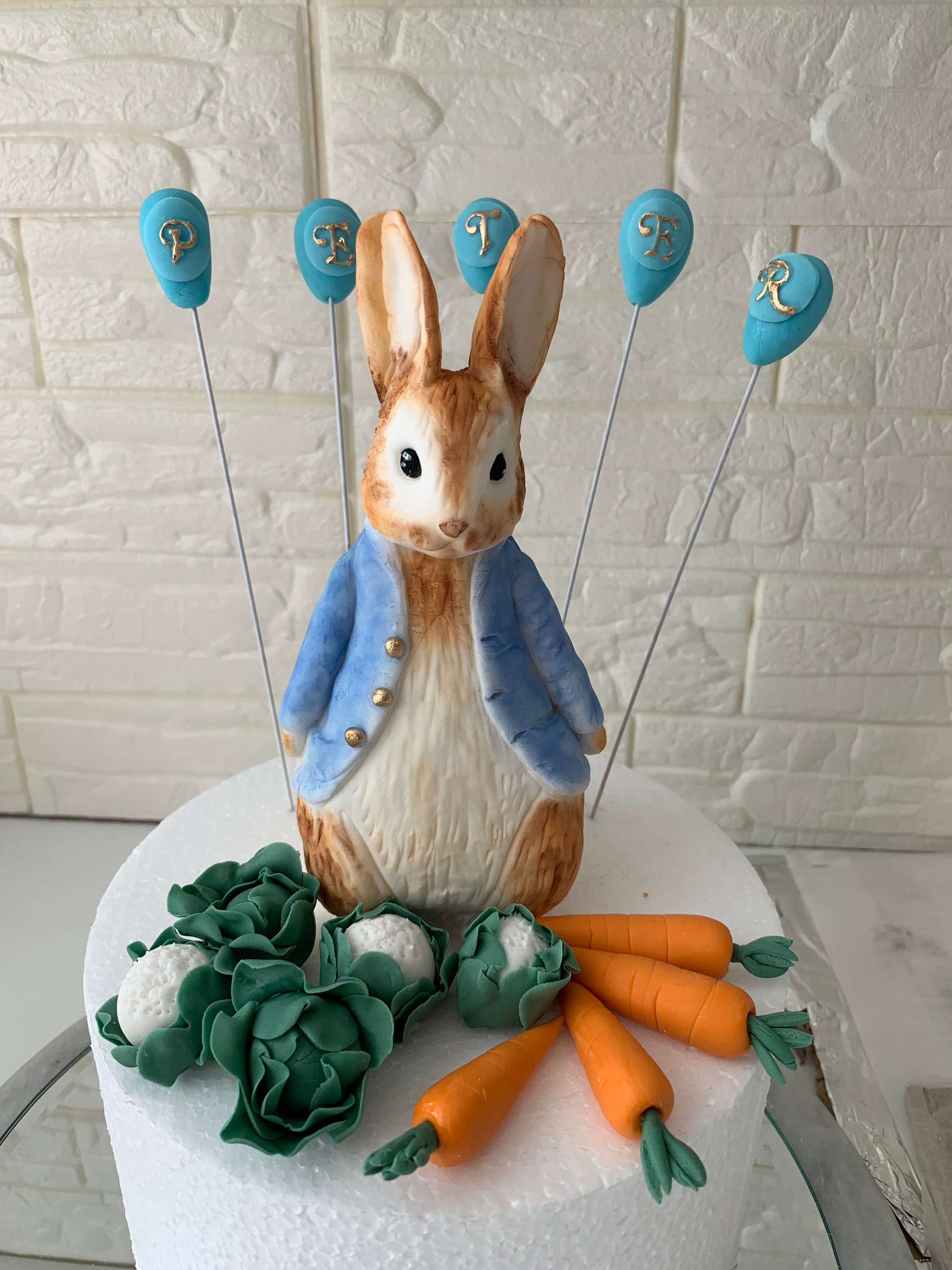 Large Peter Rabbit Edible Cake Topper Decoration. - Etsy UK