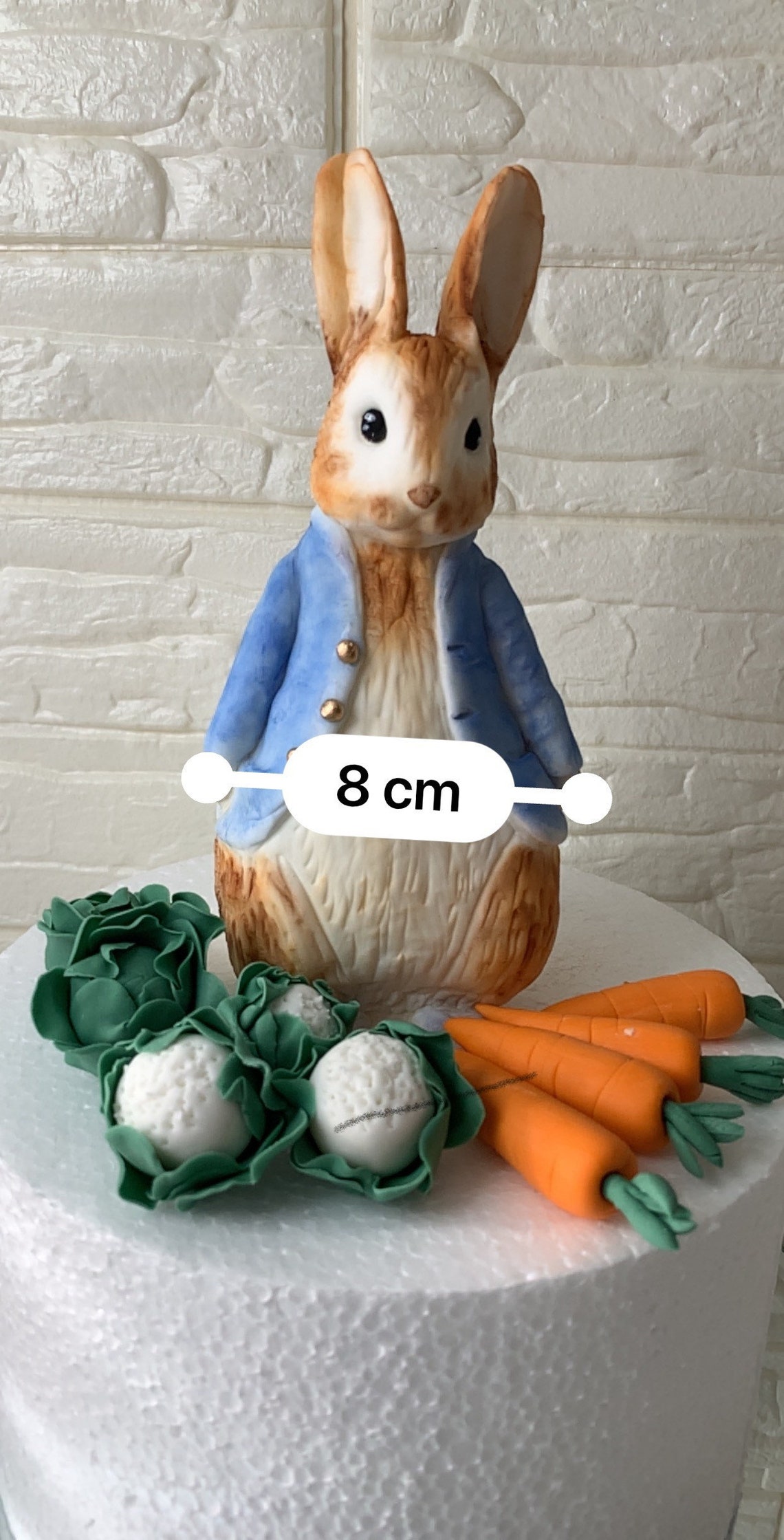 Large Peter Rabbit Edible Cake Topper Decoration. Just the - Etsy