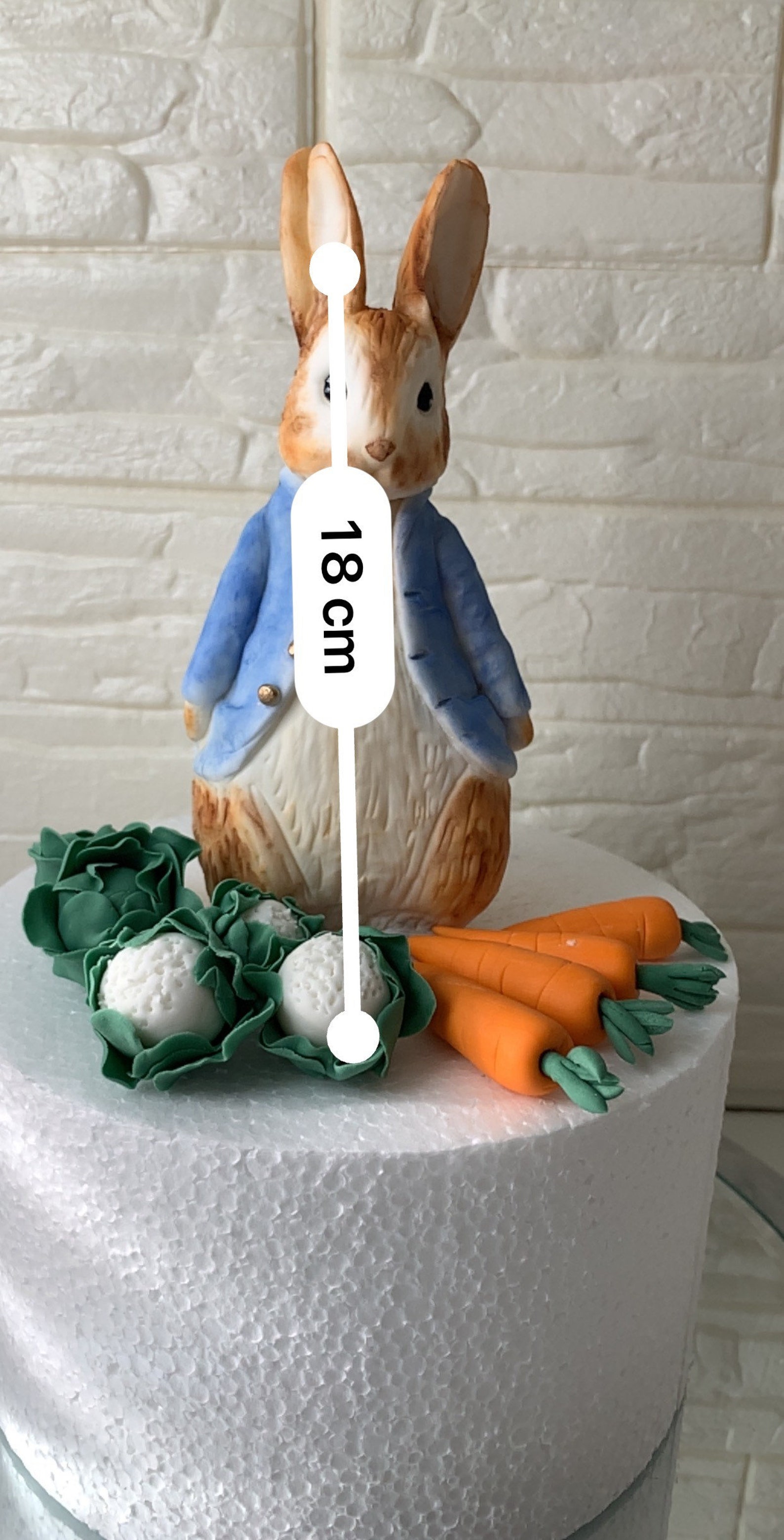 Large Peter Rabbit Edible Cake Topper Decoration. Just the - Etsy