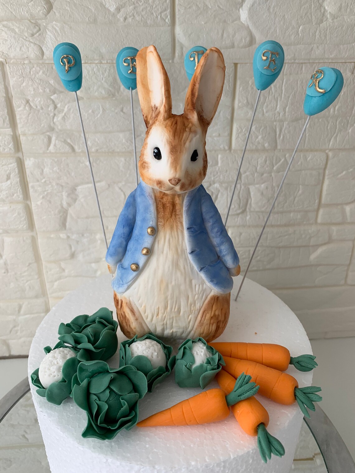 Large Peter Rabbit Edible Cake Topper Decoration. Just the - Etsy