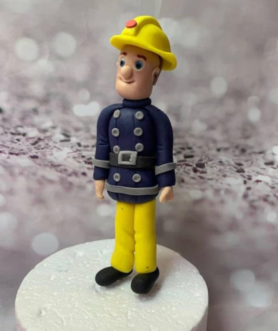 Edible Fireman Sam Cake Topper Cake Decoration | Etsy Australia