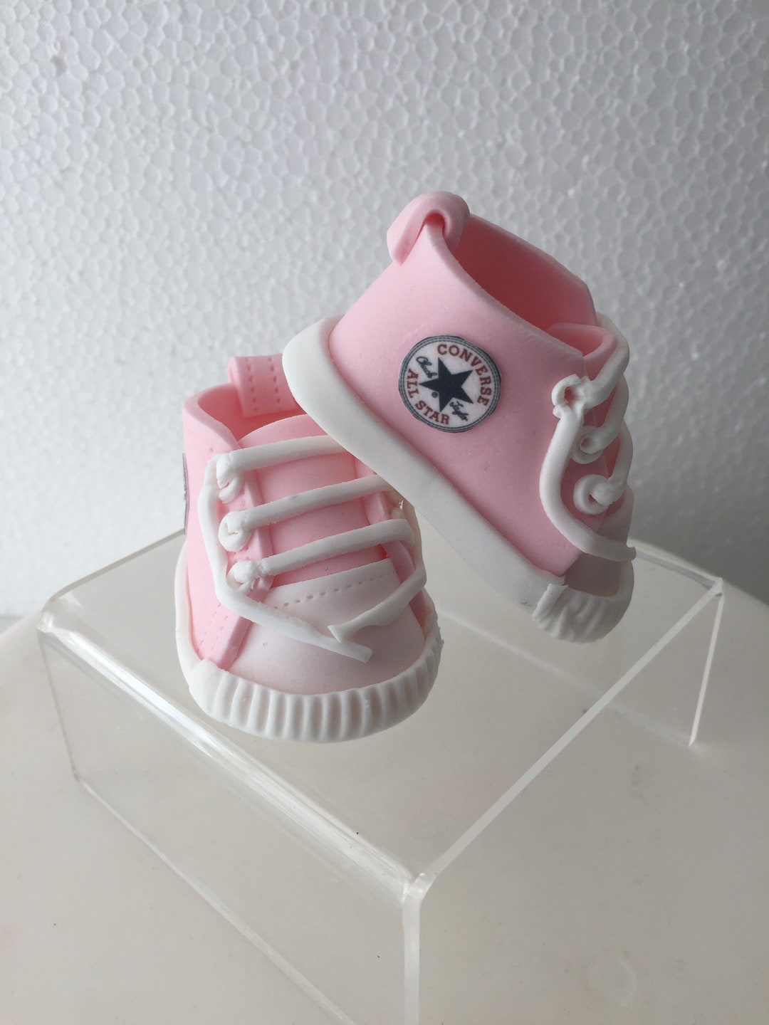Edible Baby Booties Shoes Converse Cake Toppers Decorations Baby ...