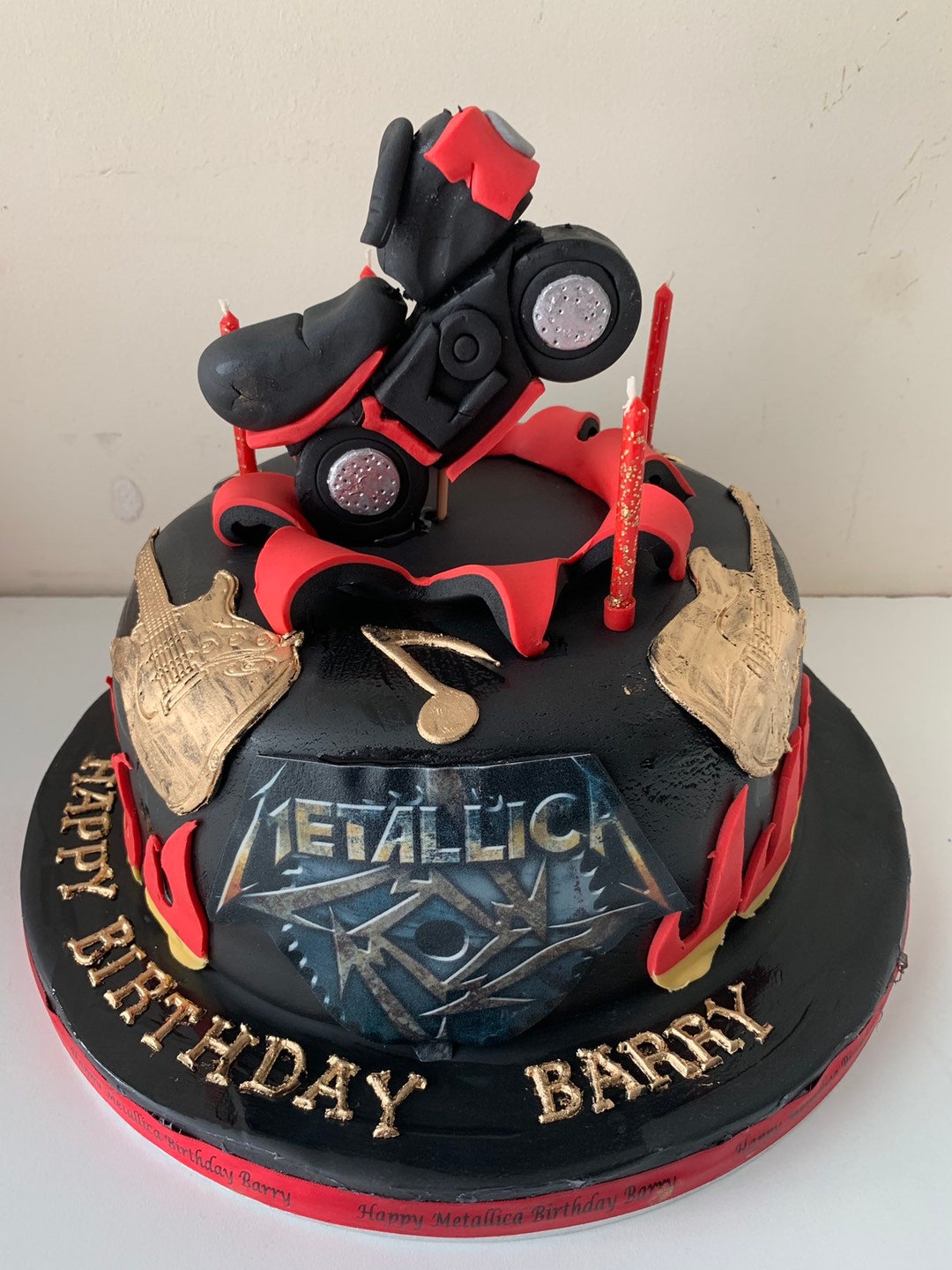 Edible Stunt Motorbike Cake Topper Cake Decoration. - Etsy