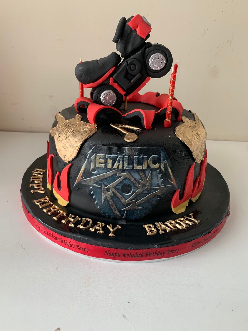 Edible Stunt Motorbike Cake Topper Cake Decoration. | Etsy