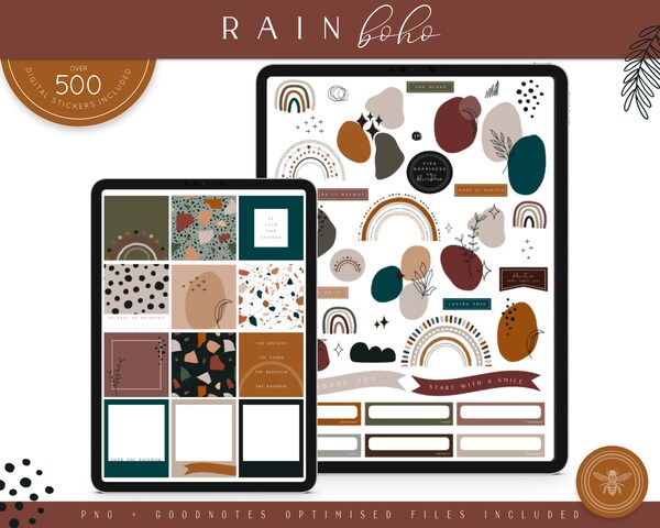 Digital Calendar Stickers for Goodnotes Calendar Stickers - Etsy Canada