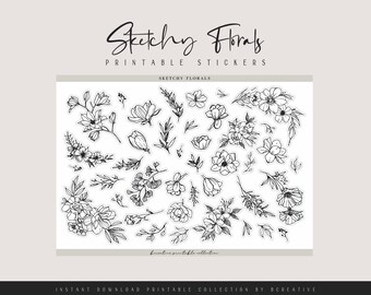 Sketchy Stickers - Etsy