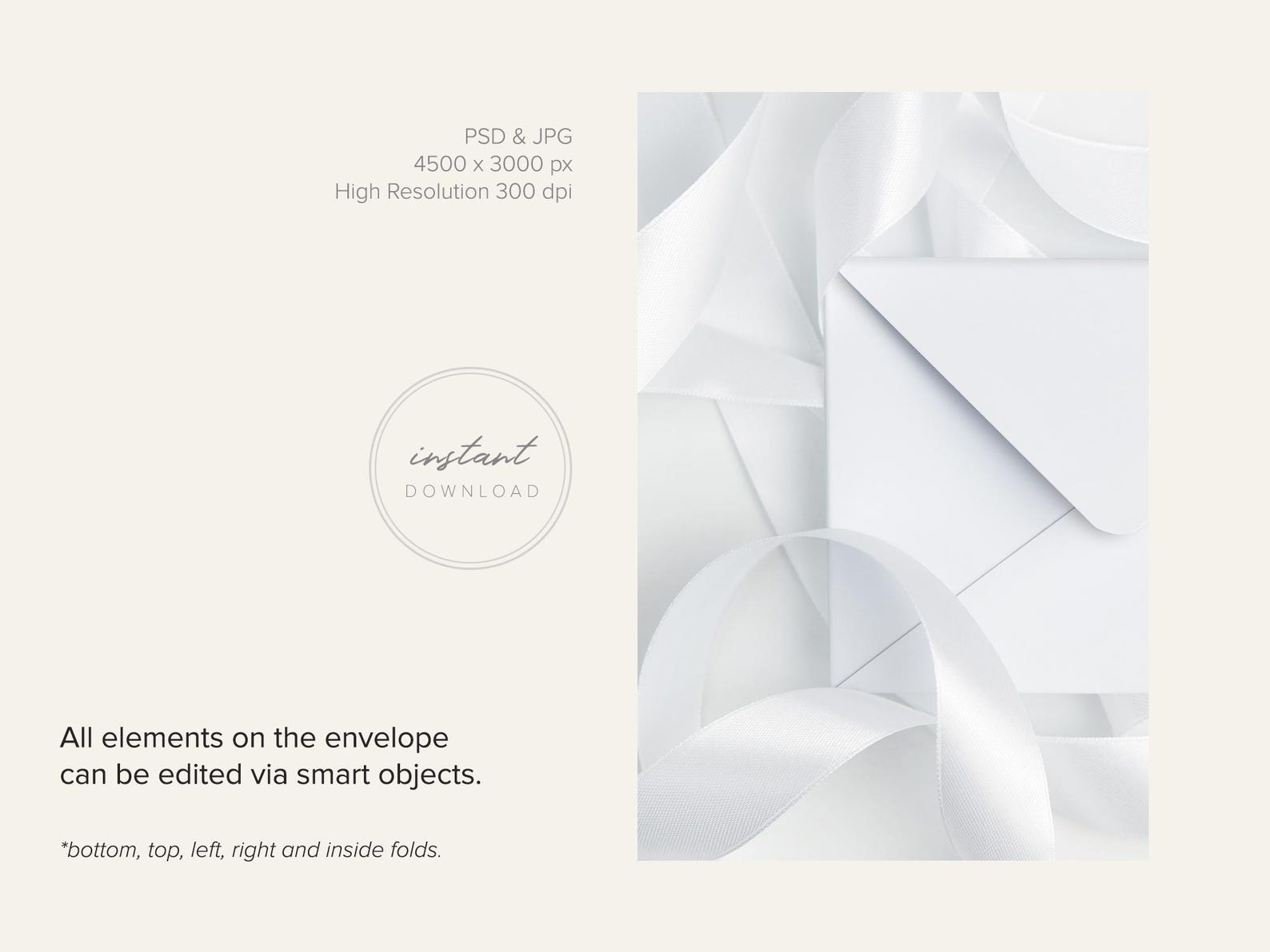 Envelope Mockup, 5x7 Envelope Mock Up, Wedding Envelope Mockup ...