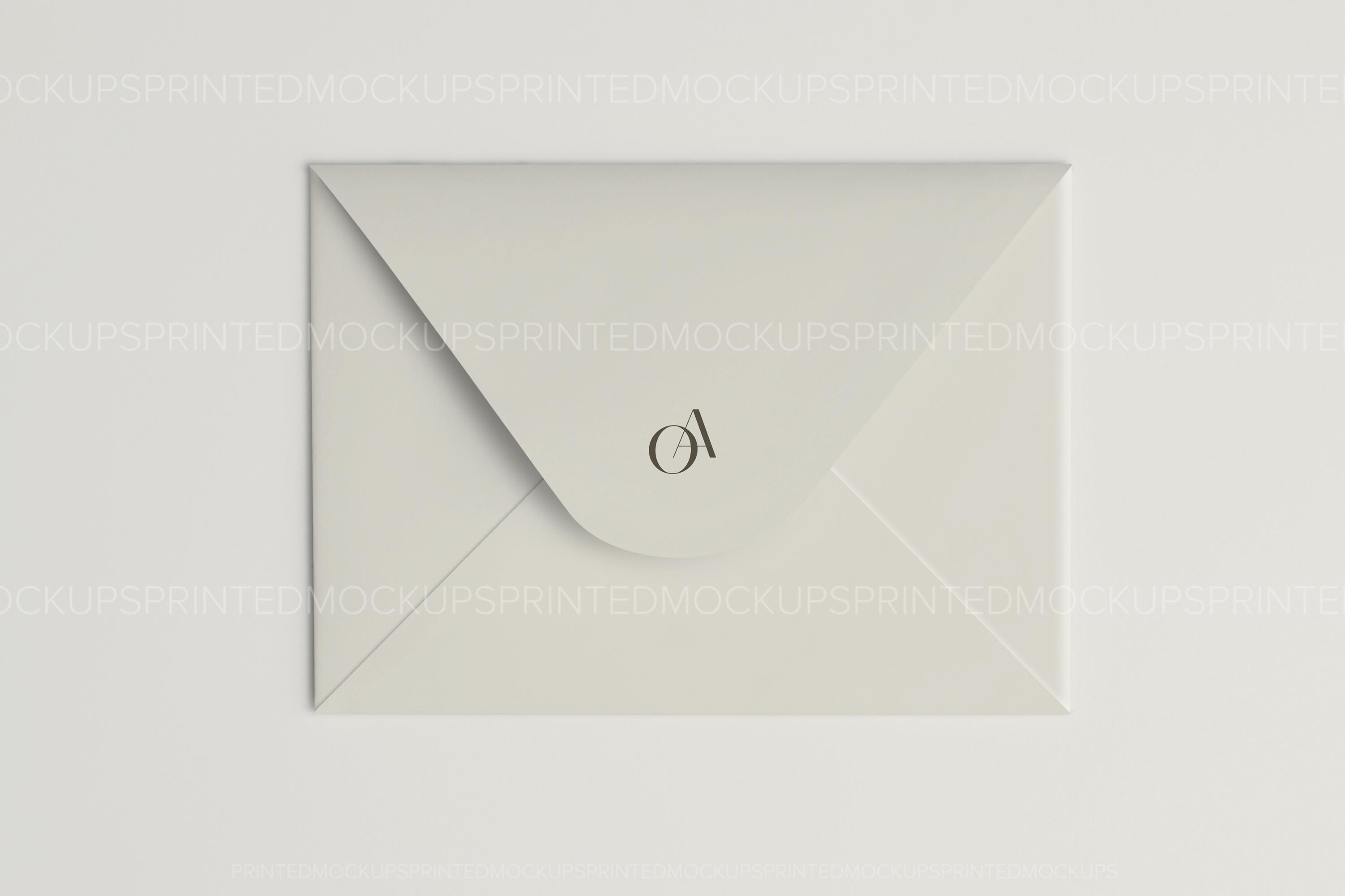 Editable Envelope Mockup, A7 Envelope Address Mockup, Wedding Envelope ...