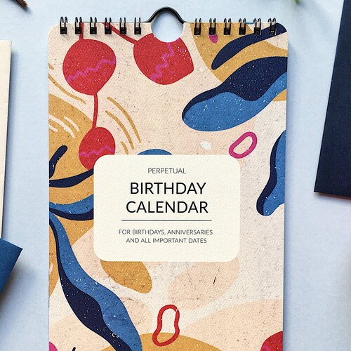 Perpetual Birthday Fish Calendar - Etsy