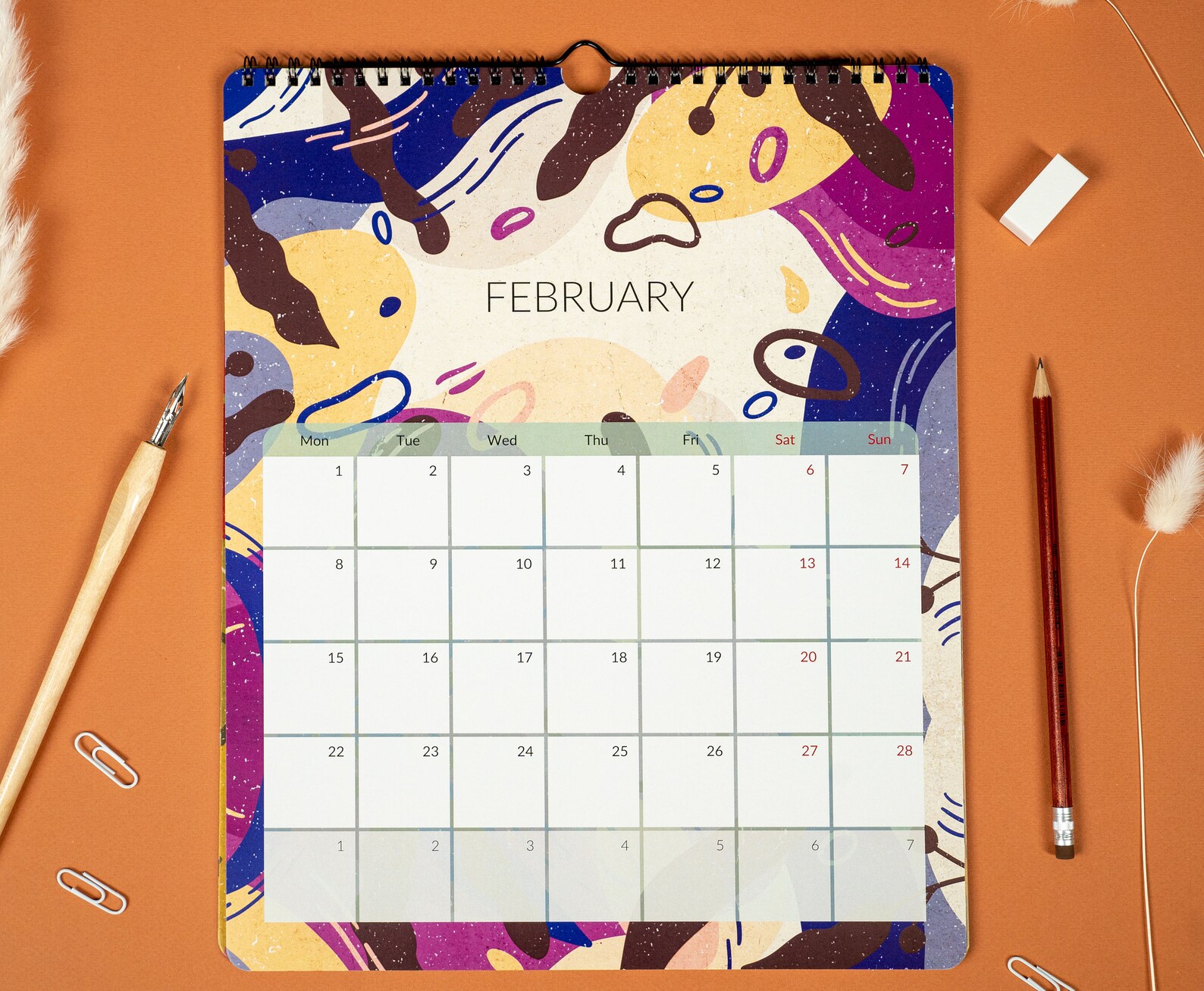 Calendario de pared 2022Planificador mensualCalendario de | Etsy Calendario de pared 2022Planificador mensualCalendario de | Etsy