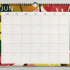 Undated Wall Calendar, Year Calendar, Undated Planner, Perpetual ...