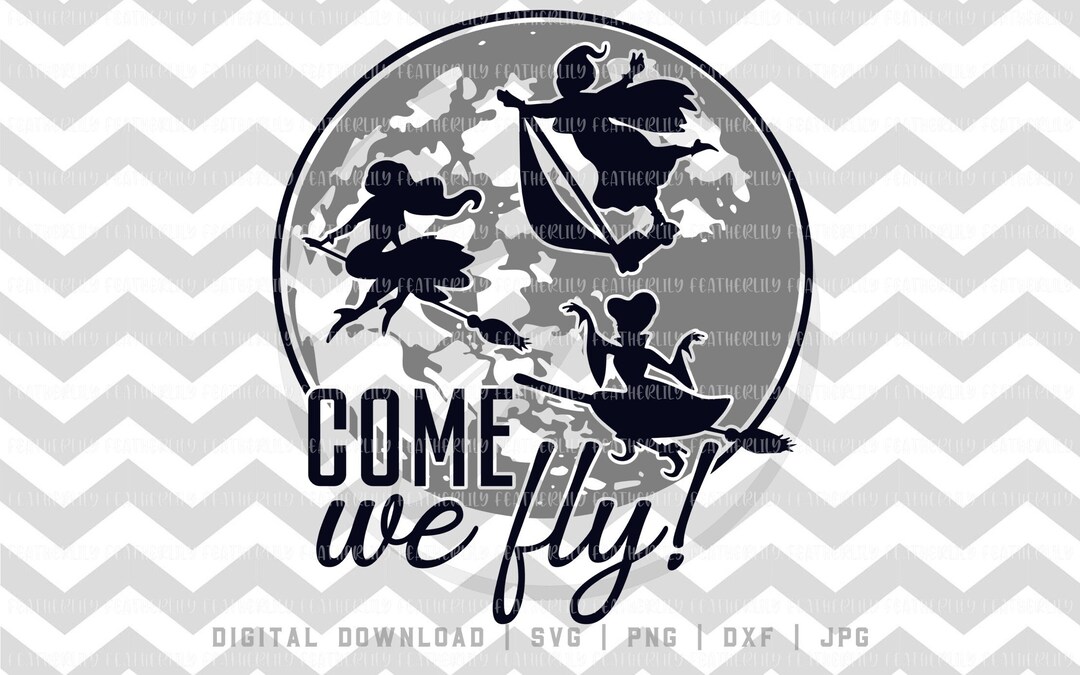 Come, We Fly Hocus Pocus Halloween Sanderson Sisters SVG PNG DXF ...