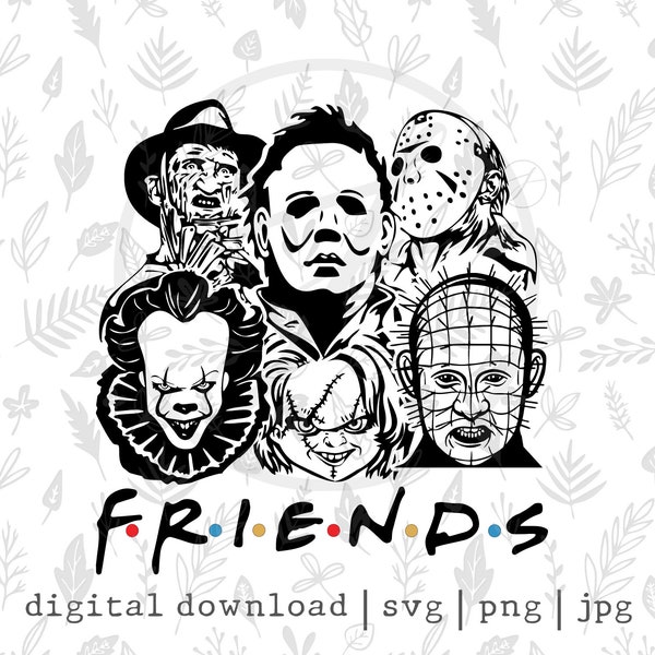 Freddy Jason and Michael Svg - Etsy