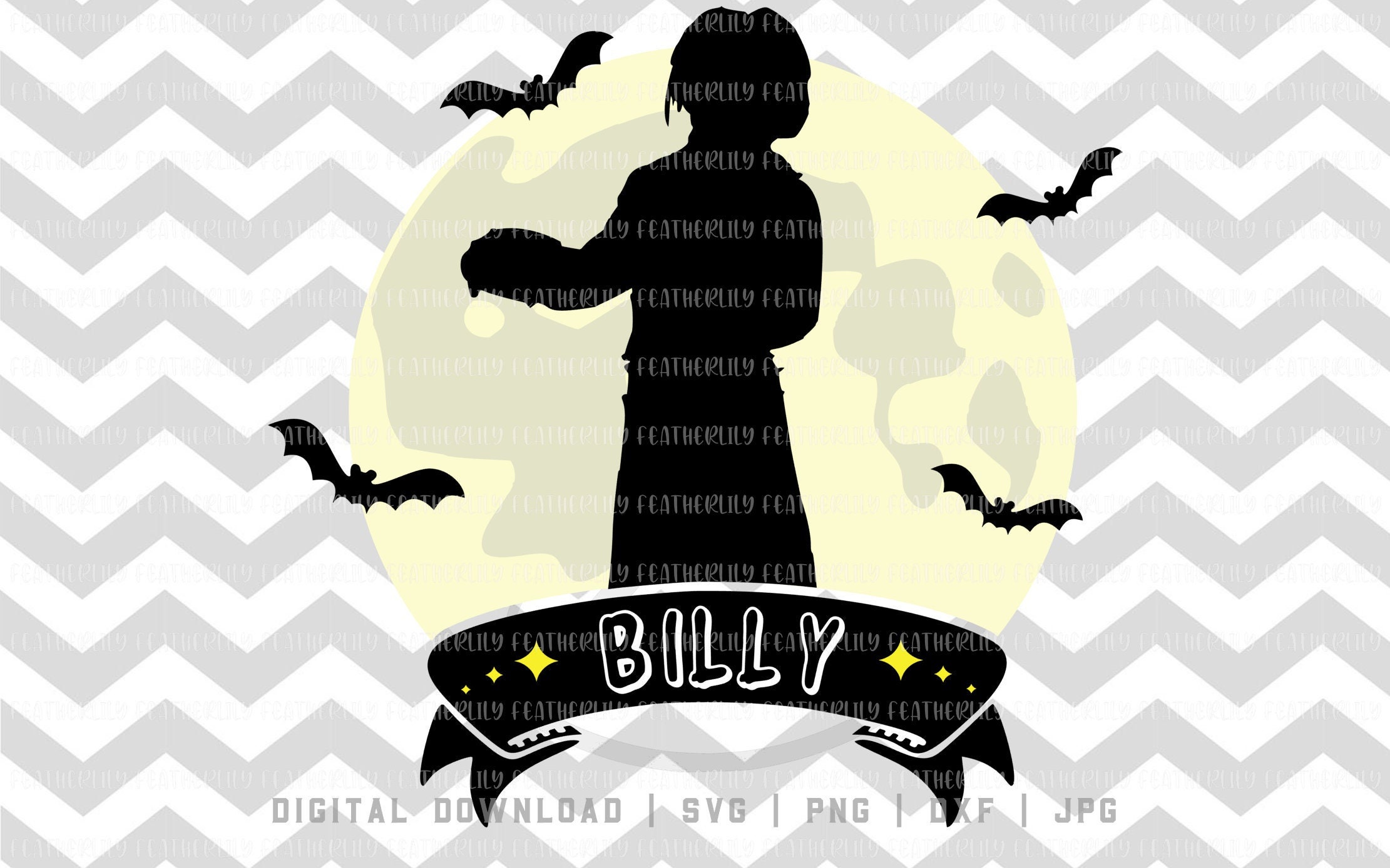 Billy Butcherson Hocus Pocus Halloween Zombie SVG - Etsy
