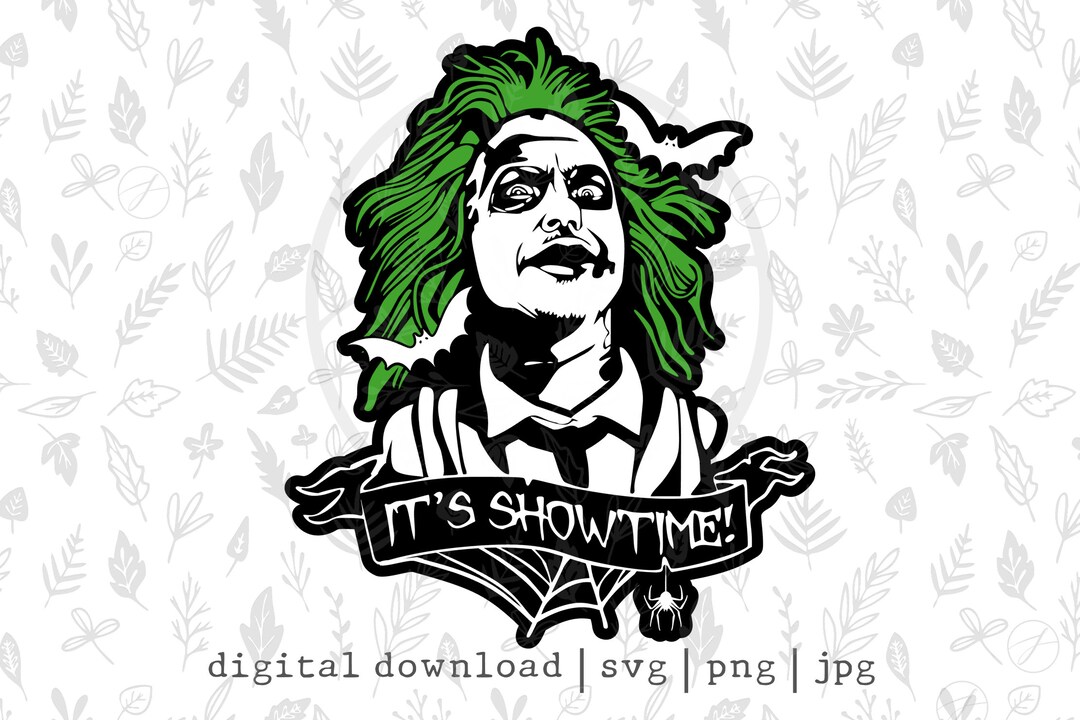 Beetlejuice Betelgeuse Showtime SVG PNG Digital Download Cricut Cameo ...