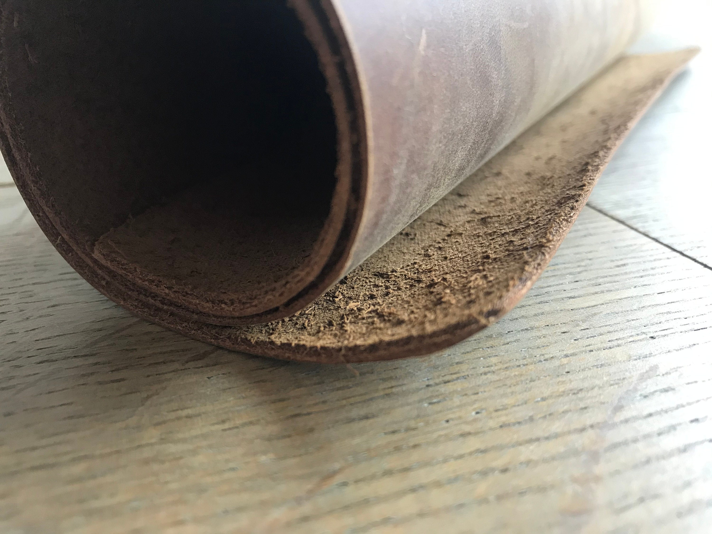 Personalized Genuine Leather Brown Desk Mat | Etsy