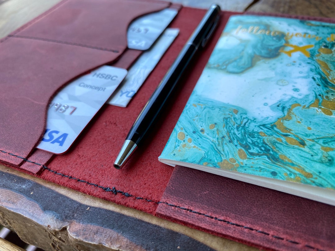 Genuine Leather Customize Notebook Cover,journal With Notebook - Etsy