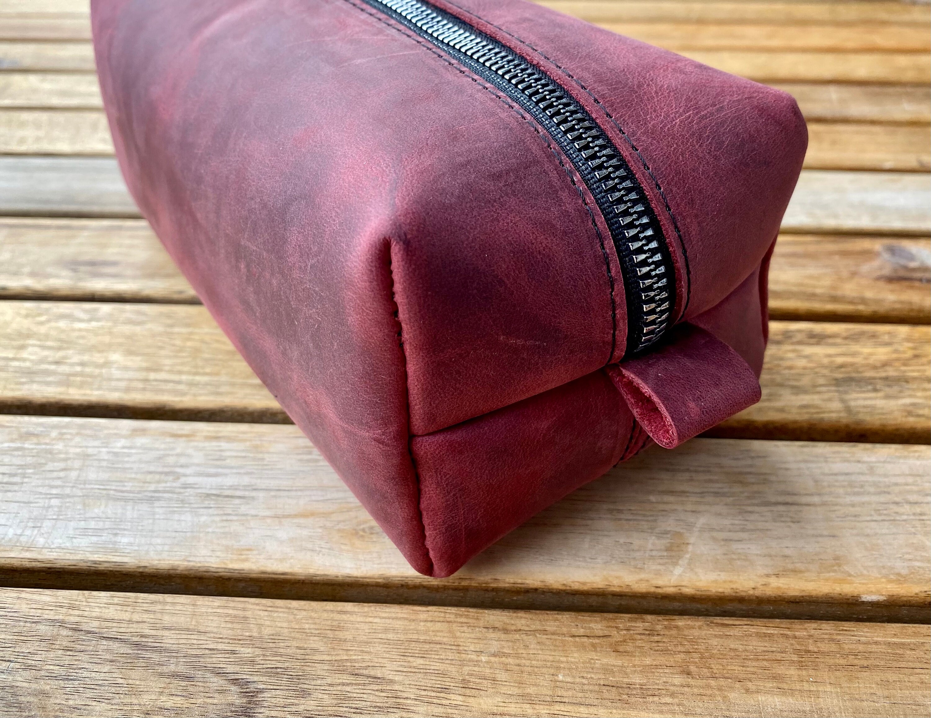 Leather Hand Clutch With 5 Different Colors.toiletry Bag | Etsy