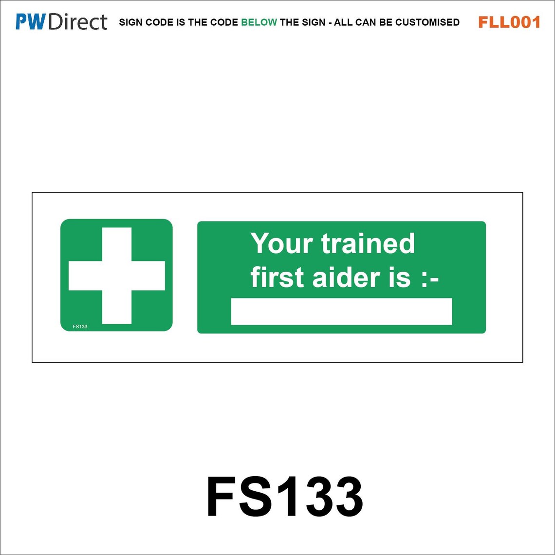 FLL001 Fire Exit Running Man Arrow Wheelchair Security Safety Warden ...