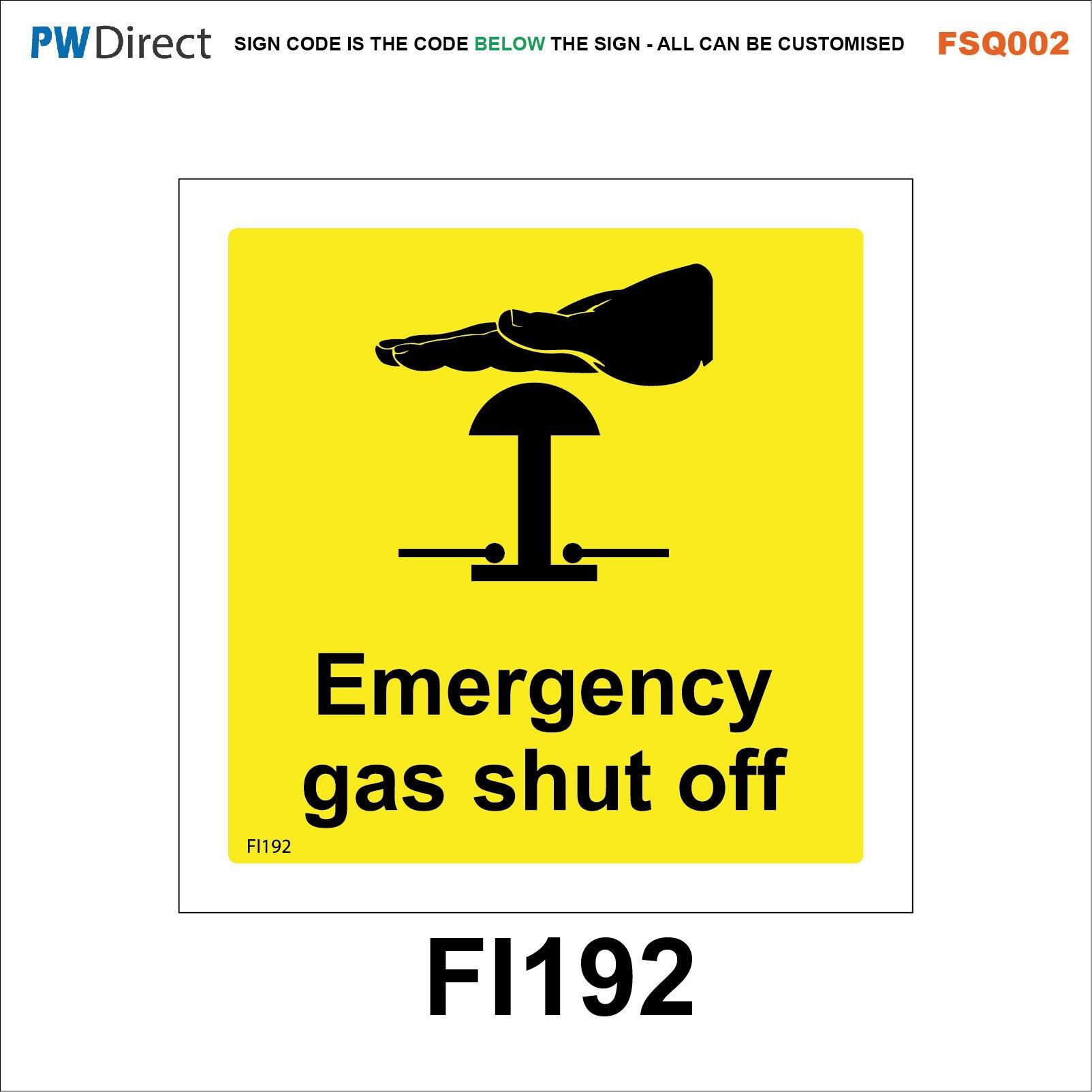 Fire Exit Signs Drill Alarm Danger Stop Pad Access Gas Custom Plaque ...
