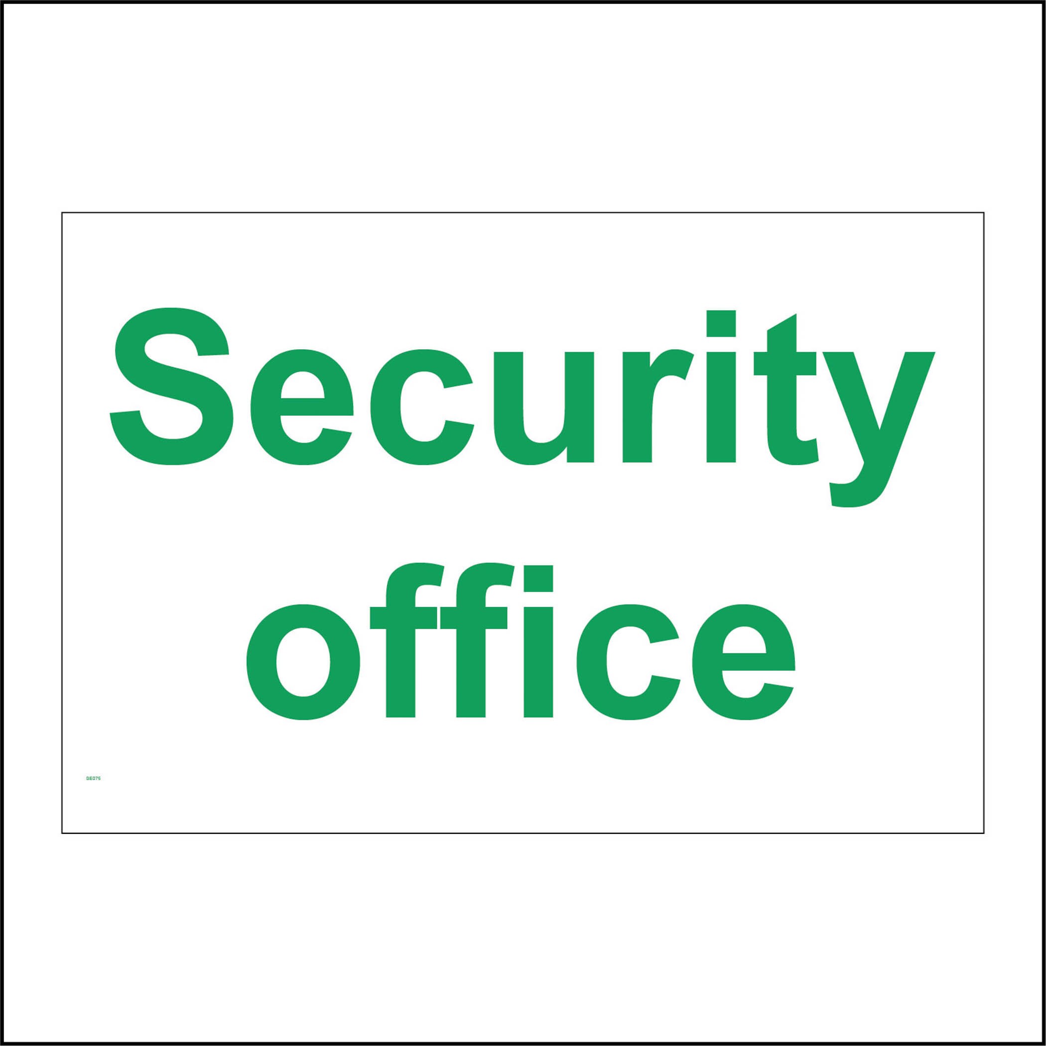 SE075-BL Security Office Sign Night Guard Workplace Factory - Etsy UK