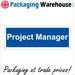 GE033-LL Project Manager Sign Door Plaque Construction Building Site ...