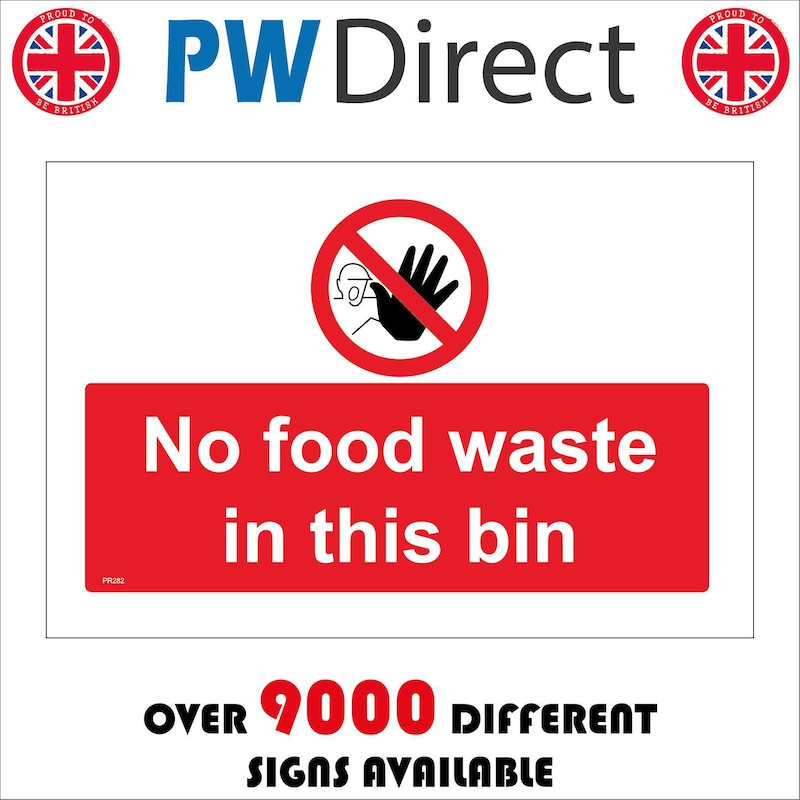 Food Waste Sign - Etsy UK