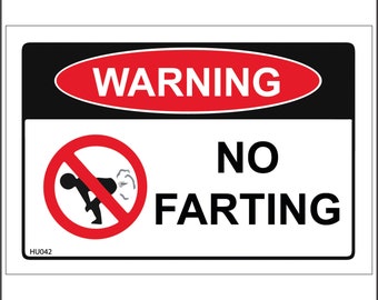 Fart Sign - Etsy UK