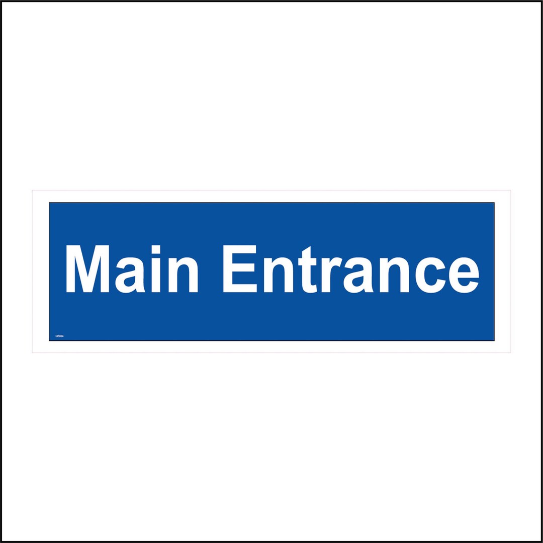 GE024-LL Main Entrance Sign Door Plaque Passage Way in Shops - Etsy