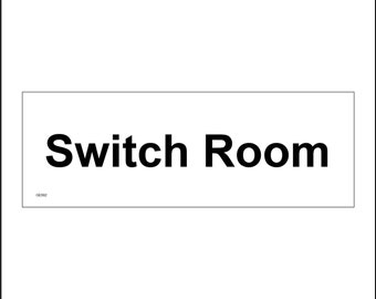 Switch Room Sign - Etsy UK