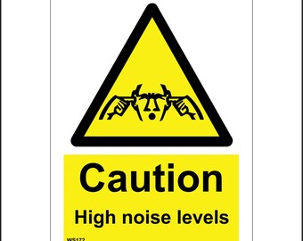 Noise Level Signs - Etsy UK