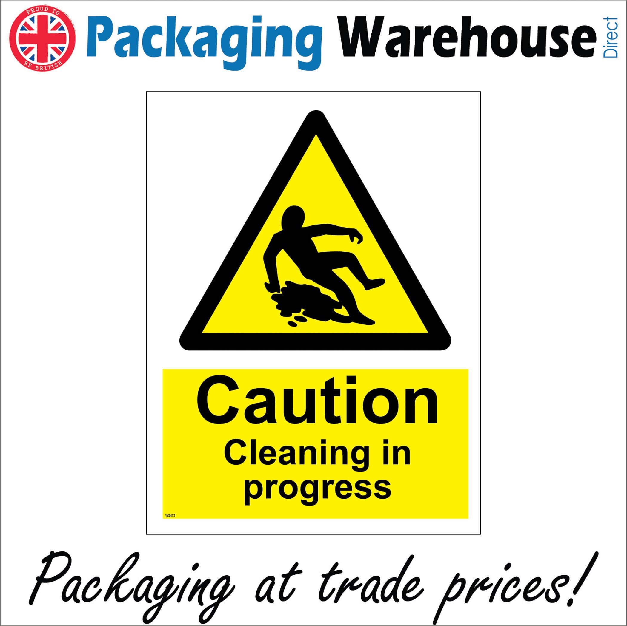 Caution Cleaning In Progress Sign