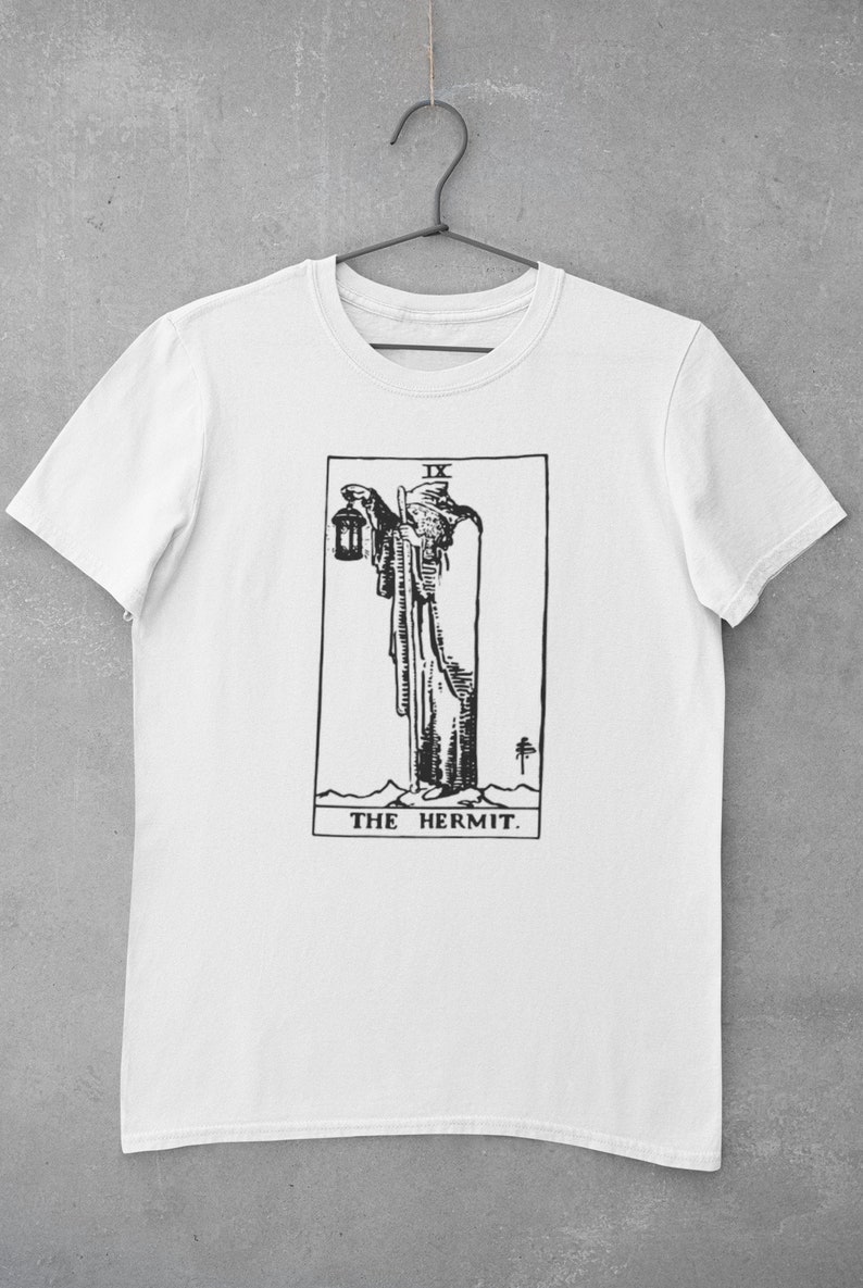 The Hermit Tarot Shirt - Etsy