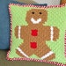Gingerbread Man Cushion Crochet Pattern - Etsy