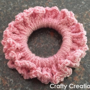 Ruffle Scrunchie Crochet Pattern - Etsy