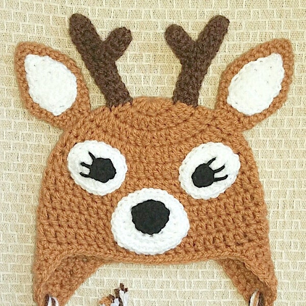 Crochet Deer Hat - Etsy