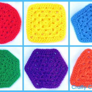 Granny Shapes Crochet Pattern - Etsy