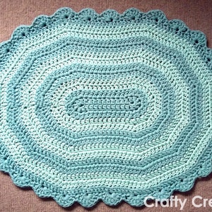 Oval Rug Crochet Pattern - Etsy