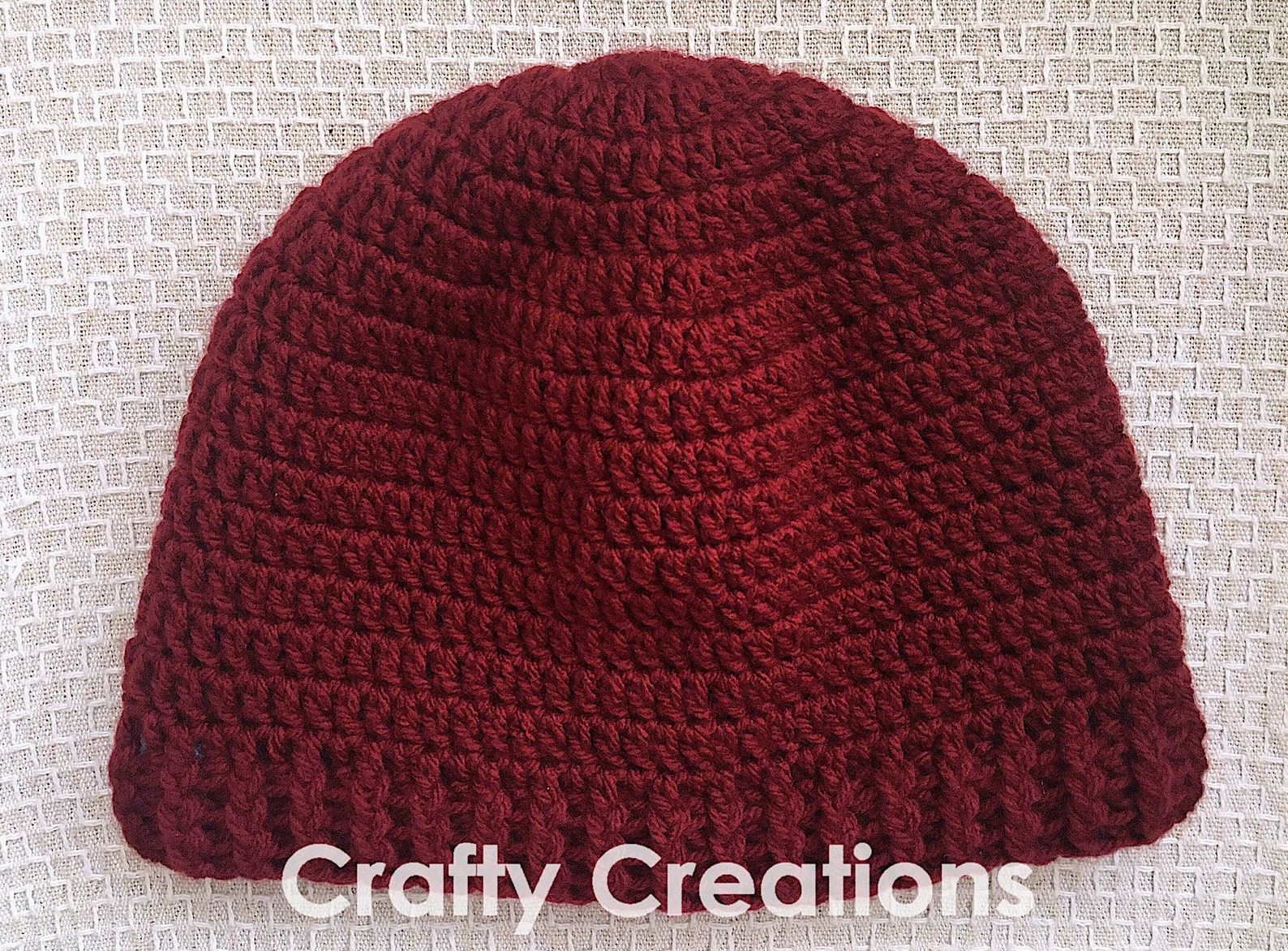 Reversible Adult Beanie Crochet Pattern | Etsy