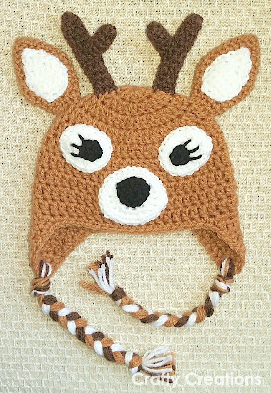 Deer Beanie Crochet Pattern - Etsy