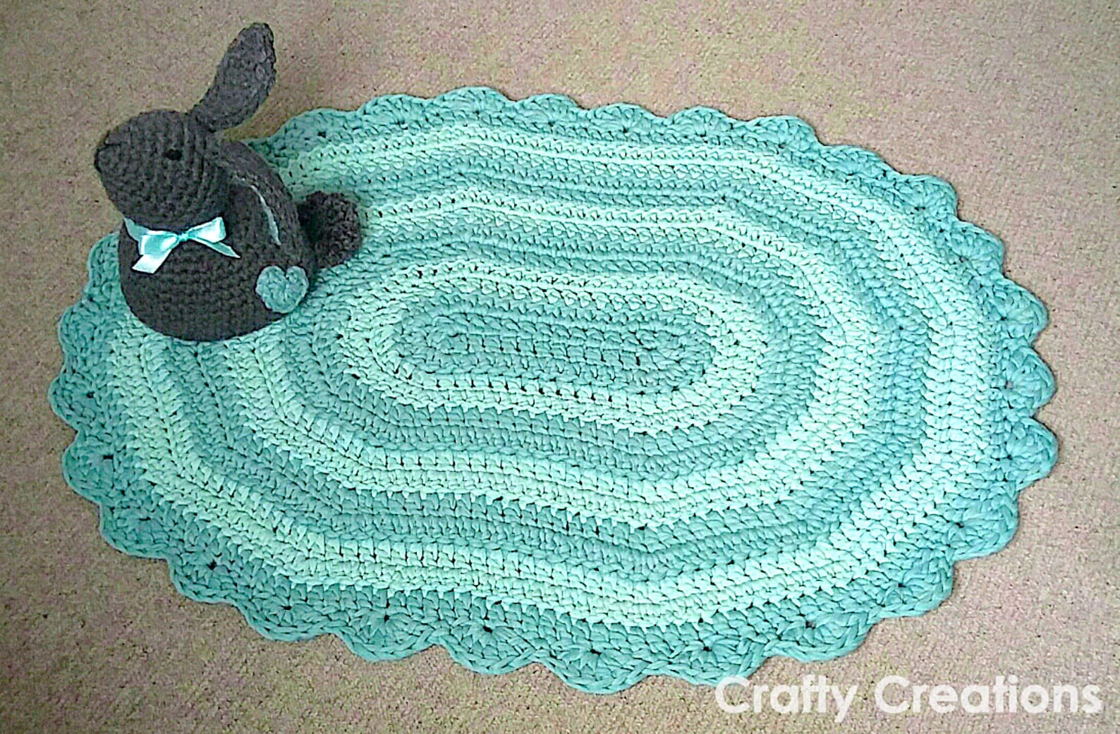 Oval Rug Crochet Pattern - Etsy