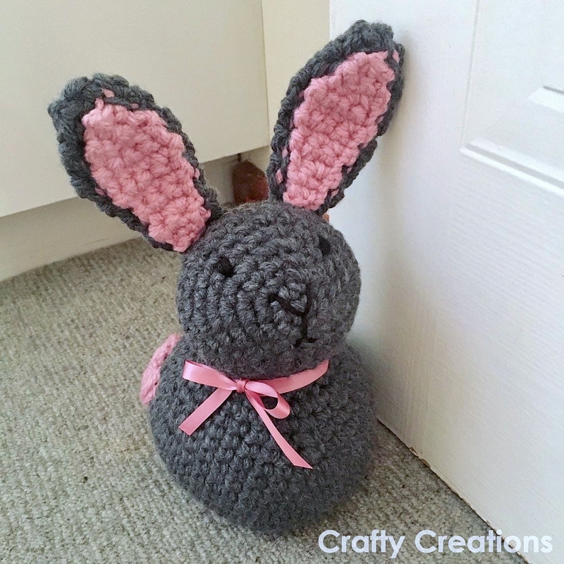 Bunny Doorstop Crochet Pattern - Etsy
