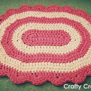 Oval Rug Crochet Pattern - Etsy