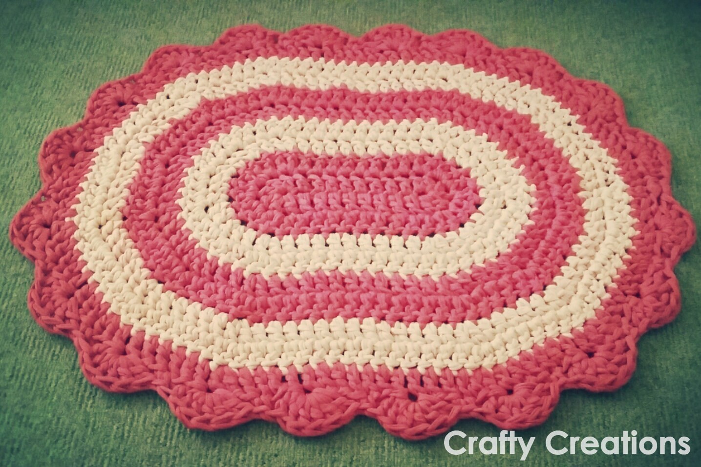 Oval Rug Crochet Pattern - Etsy